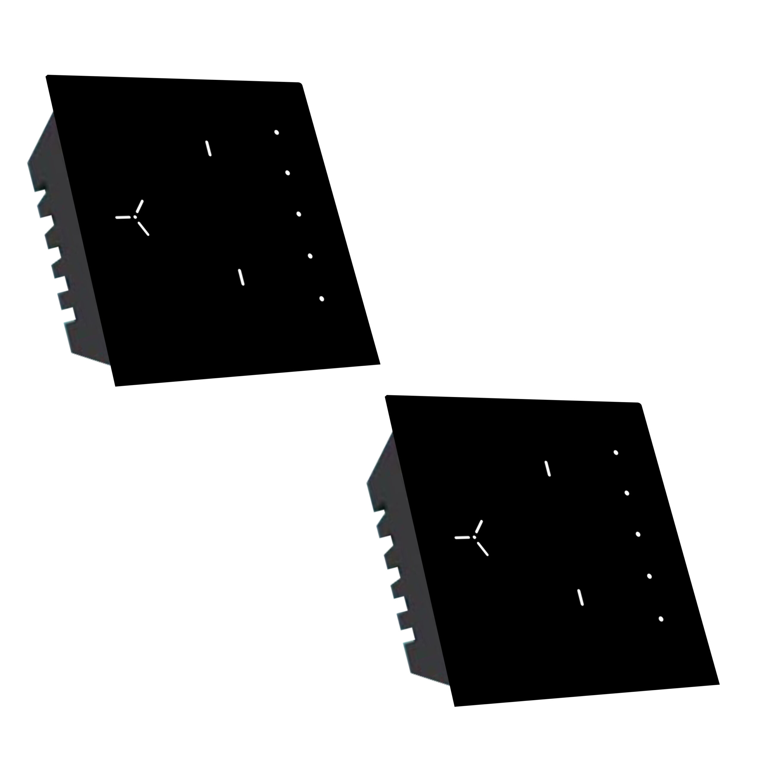 Gang Modular Touch Fan Reg/ Dim. Switch 2 M - Alisan Smart Home